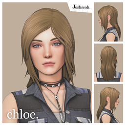 Chloe Hair V2 [JOSH JO_SE_OH] - The Sims 4 Create a Sim - CurseForge