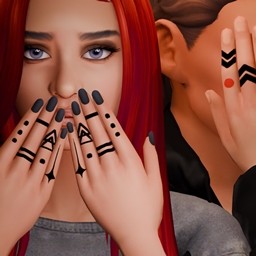 Knuckles Ink Tattoo Set - The Sims 4 Create a Sim - CurseForge