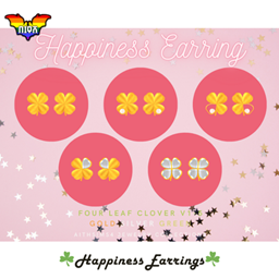 Happiness Earring - 4 leaves V1-5 - File - The Sims 4 Create a Sim ...