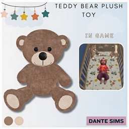 Teddy bear plush toy - Files - The Sims 4 Build / Buy - CurseForge