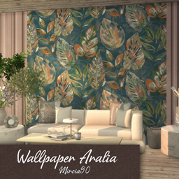 Wallpaper Aralia - Gallery - The Sims 4 Build / Buy - CurseForge