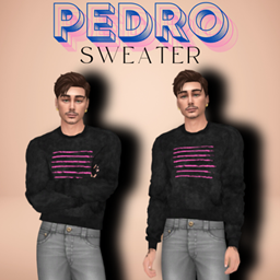 PEDRO MEN SWEATER - The Sims 4 Create a Sim - CurseForge