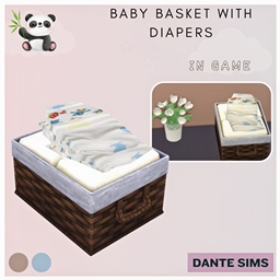 Baby baskets with diapers - Files - The Sims 4 Build / Buy - CurseForge