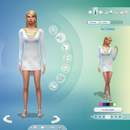 Custom Styled Look: In Chains - The Sims 4 Create a Sim - CurseForge