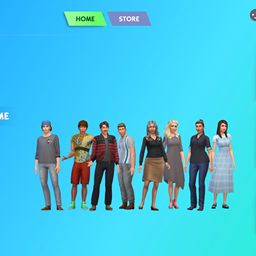 Main Menu-Blue-Green Gradient - The Sims 4 Mods - CurseForge