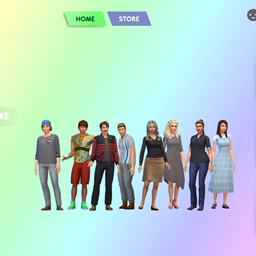 Main Menu-Pastel Rainbow Gradient - Gallery - The Sims 4 Mods - CurseForge