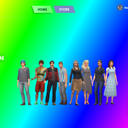 Main Menu-Rainbow Gradient - Files - The Sims 4 Mods - CurseForge