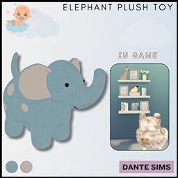 Kids elephant plush toy - File - The Sims 4 Build / Buy - CurseForge