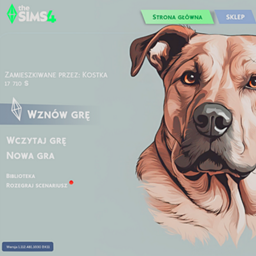 Main Menu Overrides - Cartoon dog - The Sims 4 Mods - CurseForge