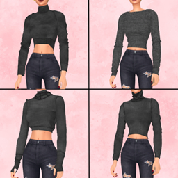 COLD WEATHER COZY TOP SET - Files - The Sims 4 Create a Sim - CurseForge