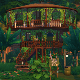 Treehouse | Jungle Adventure + Blooming Rooms | No CC - Dependencies ...