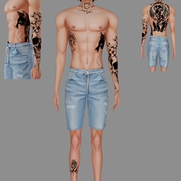 Male tattoo #33 - The Sims 4 Create a Sim - CurseForge
