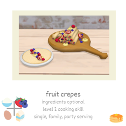 Crepes con frutas de Littlbowbub Traducido al español by LizzySims ...