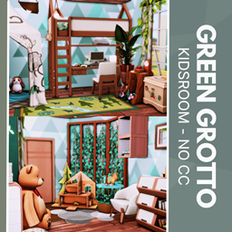 Green Grotto - No CC - Gallery - The Sims 4 Rooms / Lots - CurseForge