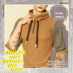 Rolled Up Quarter Zip Slim Fit Hoodie - The Sims 4 Create a Sim ...