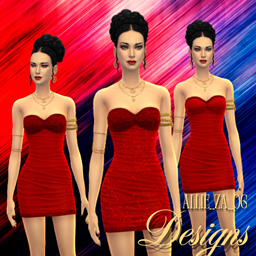 Lady in Red - Files - The Sims 4 Create a Sim - CurseForge