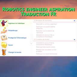 Mod Robotics Engineer Aspiration par Kiara - Trad FR - The Sims 4 ...