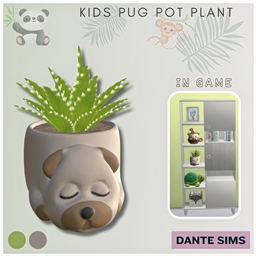 Kids pug pot plant - The Sims 4 Build / Buy - CurseForge