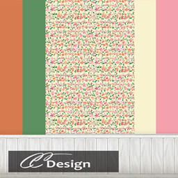 Pretty little floral pattern with paneling - The Sims 4 Build / Buy ...