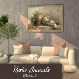 Rustic Animals [Paints] - Files - The Sims 4 Build / Buy - CurseForge