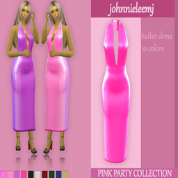 johnnieleemj Halter Dress ( Pink Party Collection ) - Gallery - The ...