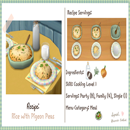 Rice with Pigeon Peas By Littlbowbub / translation spanish - dokimtz ...