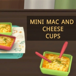 Mini Macaroni and Cheese Cups by icemunmun Translation into Spanish - The Sims 4 Translations ...