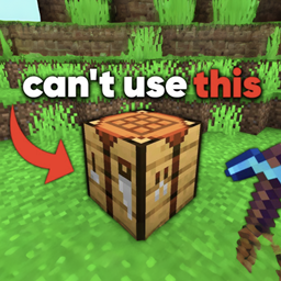 Minecraft but You can't use crafting table 😭#challange - Gallery - Minecraft Bedrock Addons ...