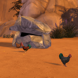 Rock Shelter Chicken Coop - The Sims 4 Build / Buy - CurseForge
