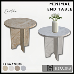 Eartha Minimal end table - Files - The Sims 4 Build / Buy - CurseForge