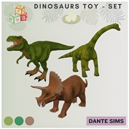 Kids Dinosaur toys - set - Files - The Sims 4 Build / Buy - CurseForge
