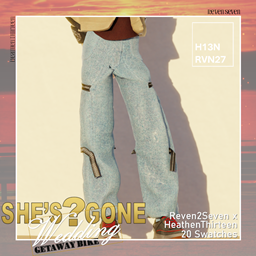 Loose Fit Leather Denim Riding Pants - File - The Sims 4 Create a Sim ...