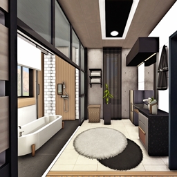 Modern Design - Bathroom 2 - The Sims 4 Rooms / Lots - CurseForge