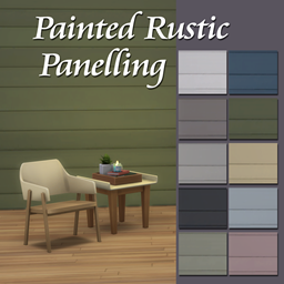 Painted Rustic Panelling - The Sims 4 Build / Buy - CurseForge