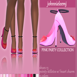 johnnieleemj Shoes 13( Pink Party Collection - Pointy Stiletto with ...