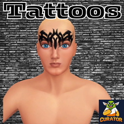 Curator Tribal Tattoo CT01 Base game compatible - The Sims 4 Create a ...