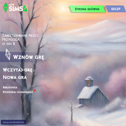 Main Menu Overrides - Pastel winter v2 - The Sims 4 Mods - CurseForge