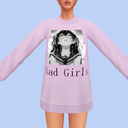 Sad Girls Pullover - The Sims 4 Create a Sim - CurseForge