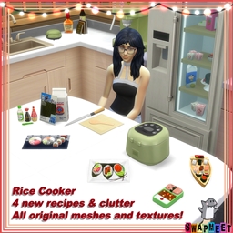 Sushi Making Set | Chinese Translation - Files - The Sims 4 Mods ...