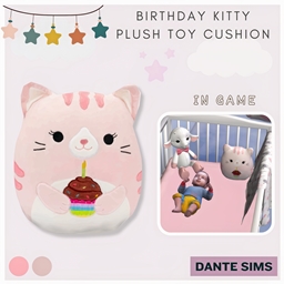 Kids birthday kitty plush toy cushion - The Sims 4 Build / Buy - CurseForge
