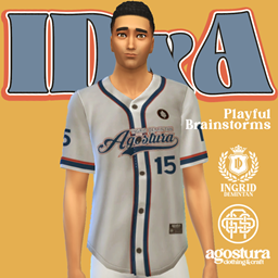 IDxA Baseball Jersey Agostura II - The Sims 4 Create a Sim - CurseForge