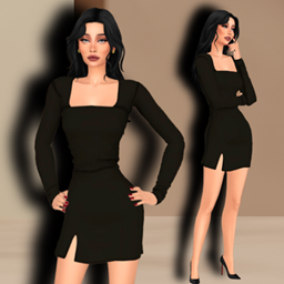 KAREN CASUAL LONG SLEEVE MINI DRESS added new swatches - raveclassy ...