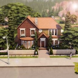 Newcrest - Pretty Family Home - The Sims 4 Rooms / Lots - CurseForge