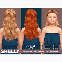 CasualSims - Shelly Hairstyle for children - No bangs - The Sims 4 ...