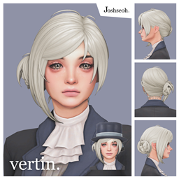 Vertin Hair & Hat - File - The Sims 4 Create a Sim - CurseForge