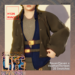 Child's Street Style Strapped Harness Half Tucked Shirt Coach Jacket ...