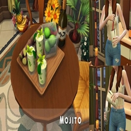 Oni Recipe Mojito / translation spanish by Monisims - Dependents - The Sims 4 Mods - CurseForge