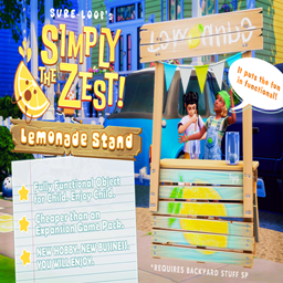 Functional Lemonade Stand by Surely-Sims and ShoobySims | Chinese ...
