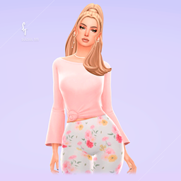 Woman Blouse - Mei - Version 1 - The Sims 4 Create a Sim - CurseForge