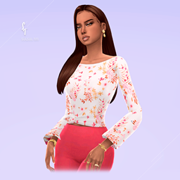 Woman Blouse - Mei - Version 2 - The Sims 4 Create a Sim - CurseForge